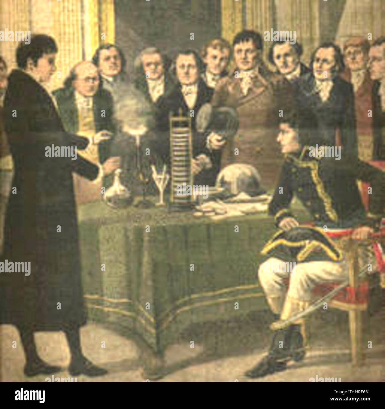 Volta and napoleon Banque de photographies et d’images à haute ...
