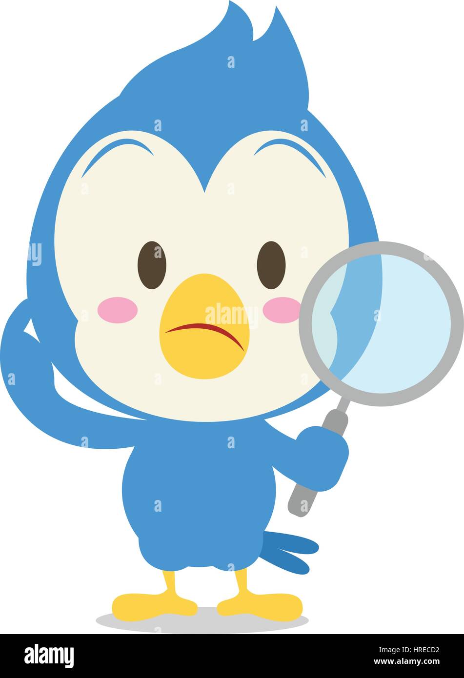 Le geai bleu Banque d'images vectorielles - Alamy