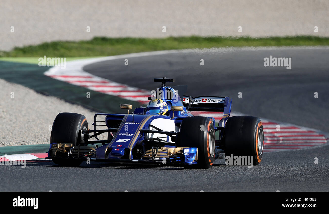 Sauber's Marcus Ericsson pendant trois jours d'essais à venir de la ...