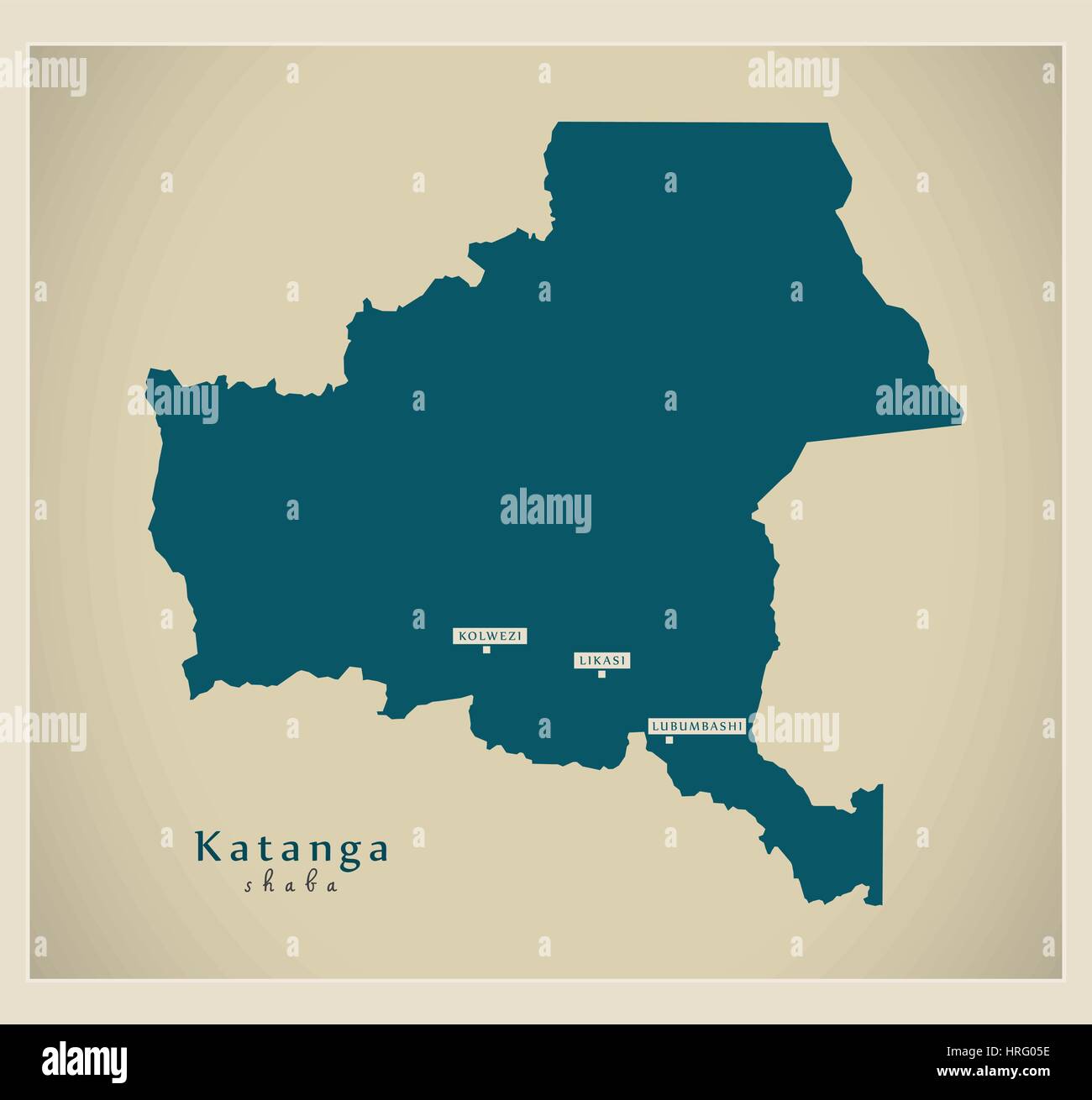 Katanga Province Map