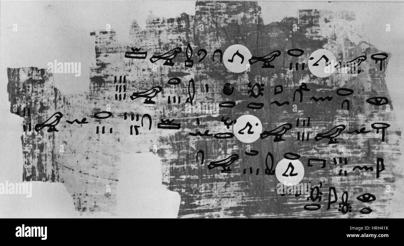 Egyptian mathematics Banque d'images noir et blanc - Alamy