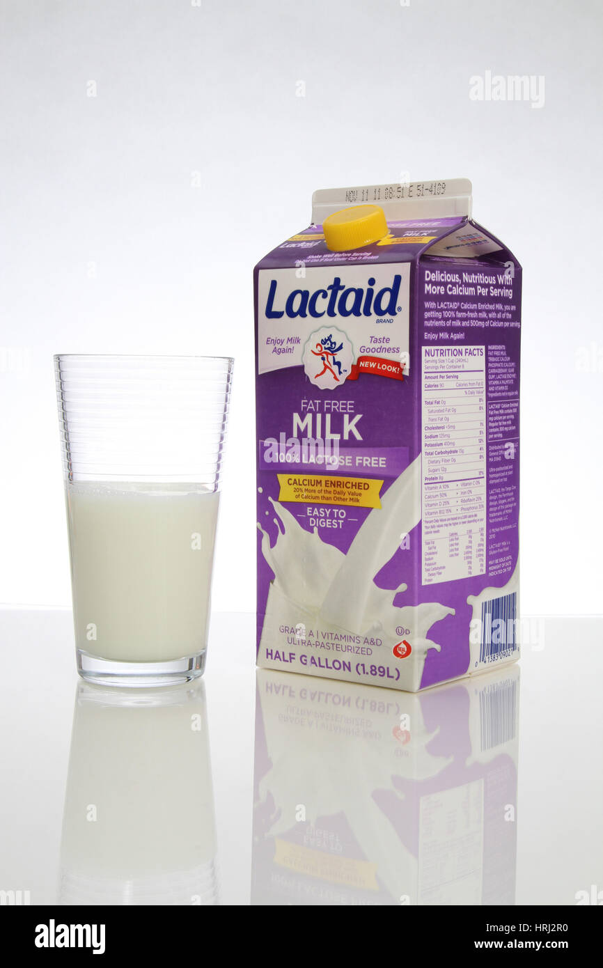 Lactaid milk Banque de photographies et d’images à haute résolution - Alamy