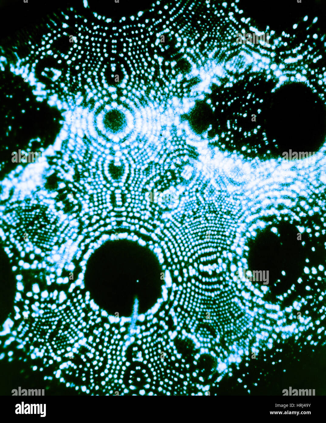 La diffraction des rayons du radium Photo Stock - Alamy