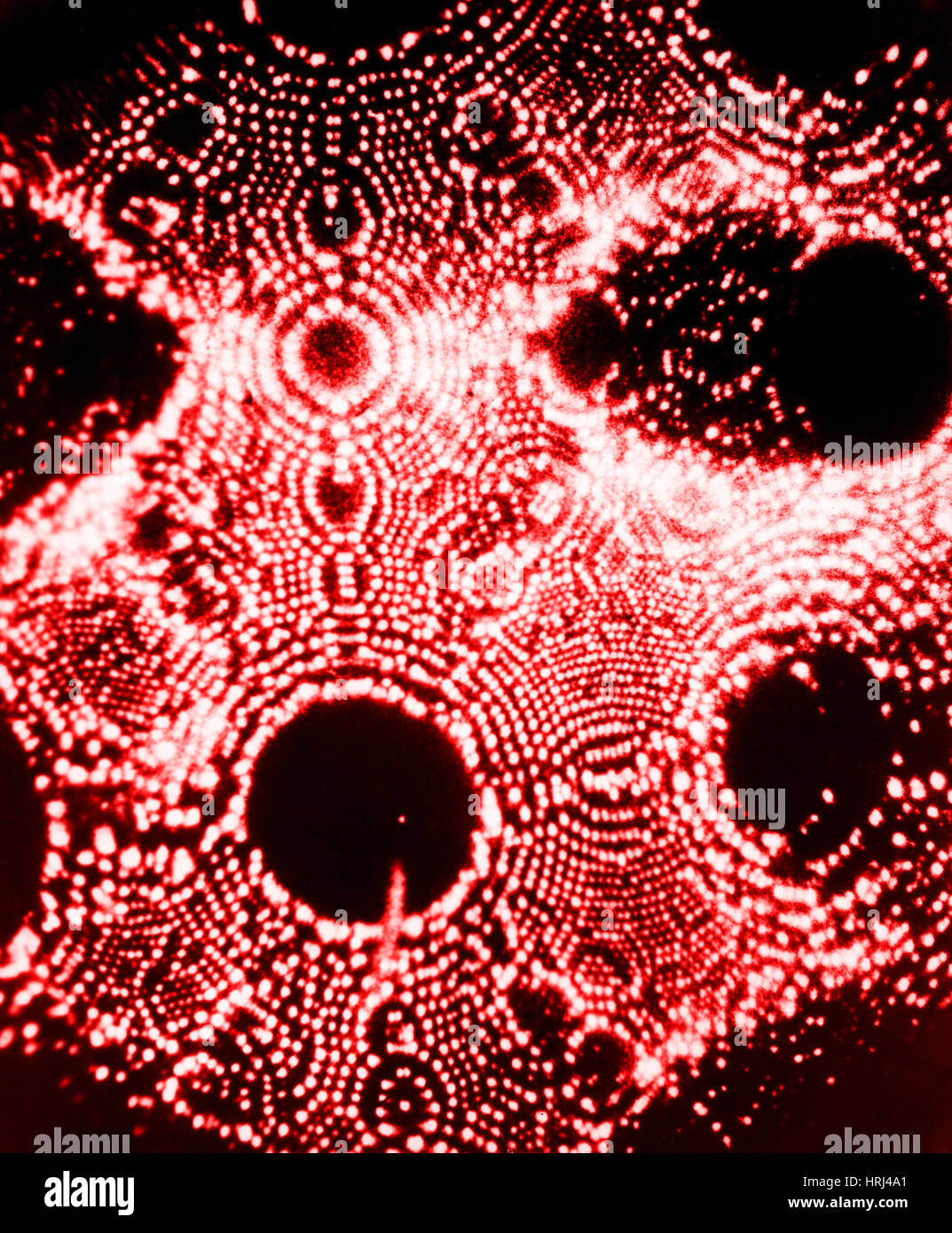 La diffraction des rayons du radium Photo Stock - Alamy