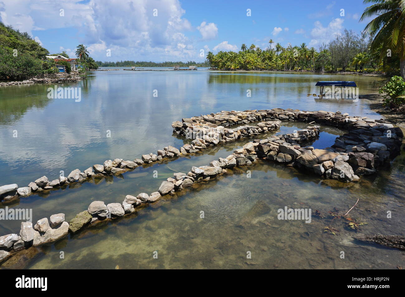Pêche traditionnelle en océanie Banque de photographies et d’images à ...