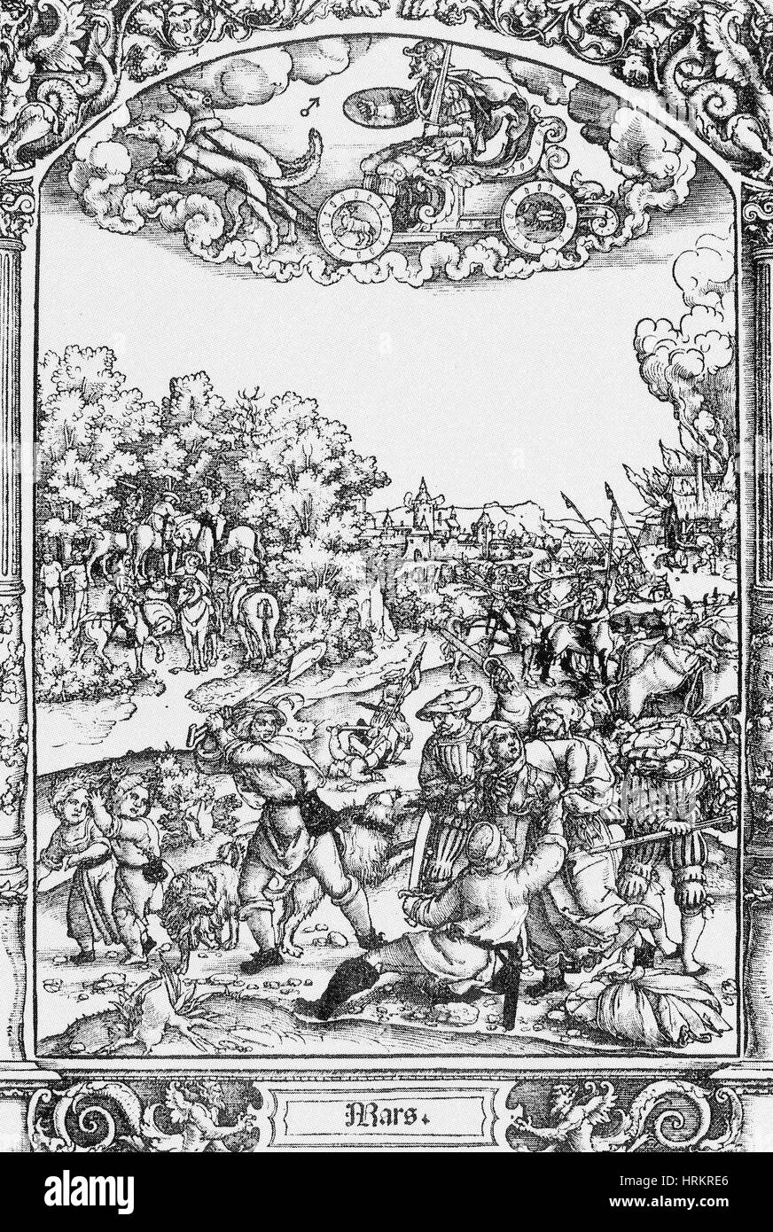 Mars, dieu romain de la guerre Photo Stock - Alamy