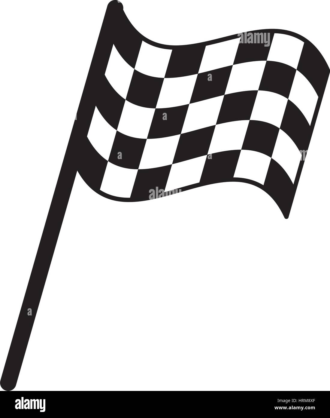 Départ du pavillon pictogramme course Image Vectorielle Stock - Alamy