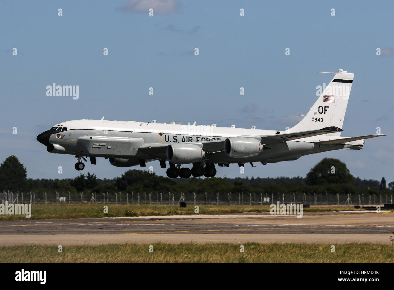 United States Air Force Boeing RC-135 Rivet Joint - RAF Mildenhall ...