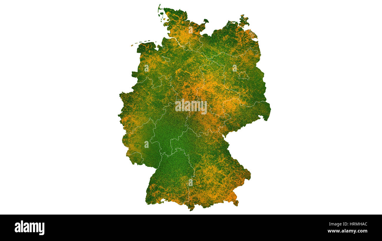 Germany map Banque de photographies et d’images à haute résolution - Alamy