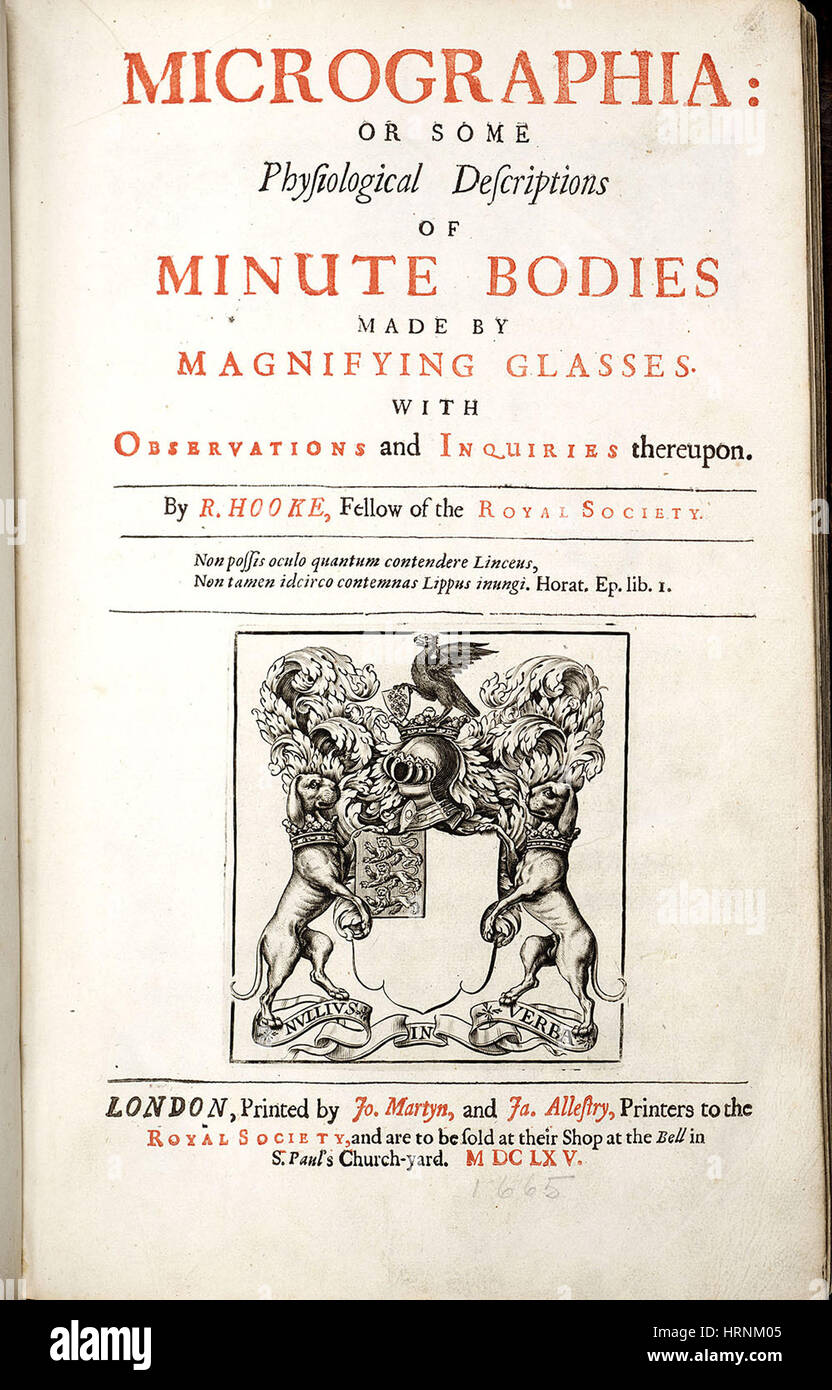 Robert hooke Banque de photographies et d’images à haute résolution - Alamy