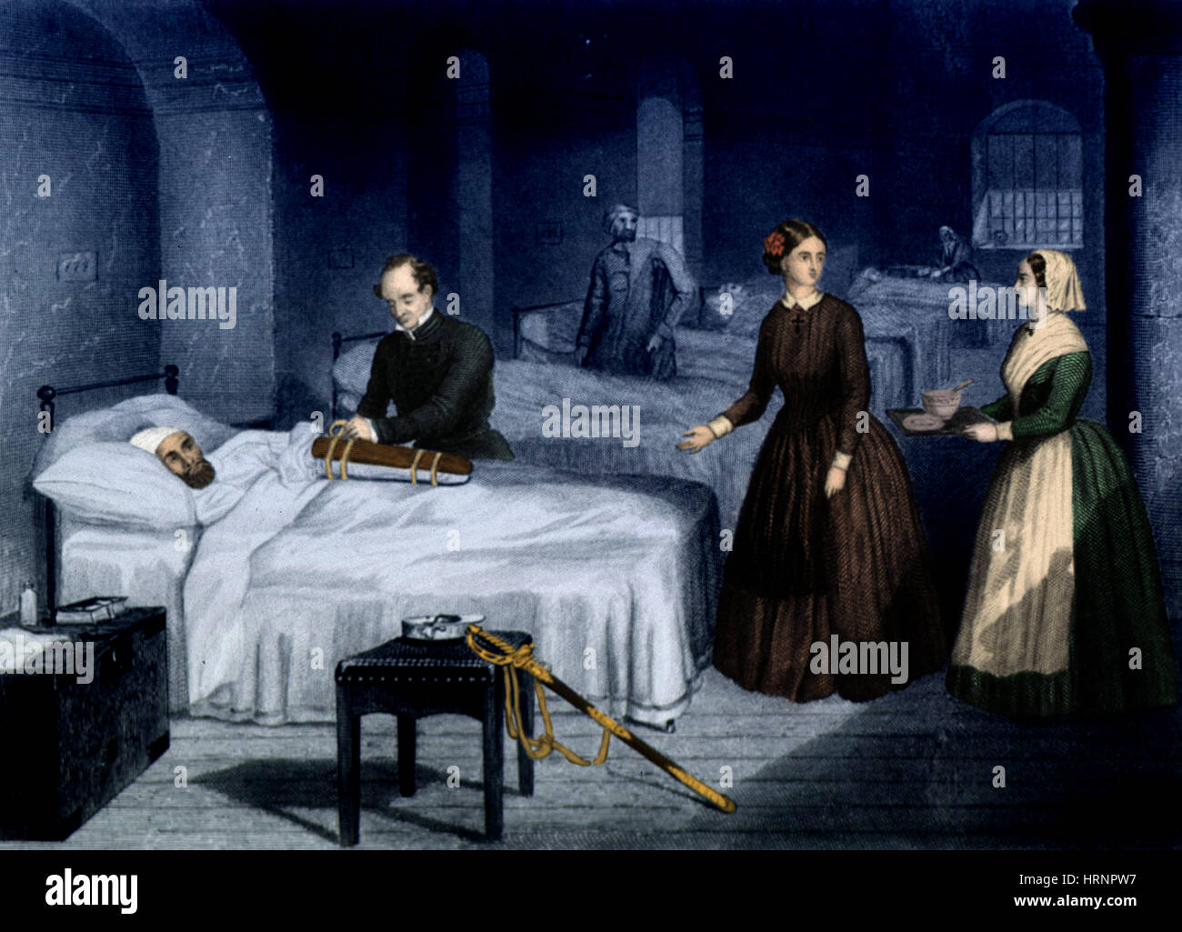 Guerre de Crimée, Florence Nightingale à Scutari Photo Stock - Alamy