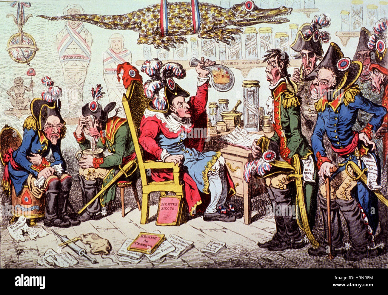 French military general cartoon Banque de photographies et d’images à ...