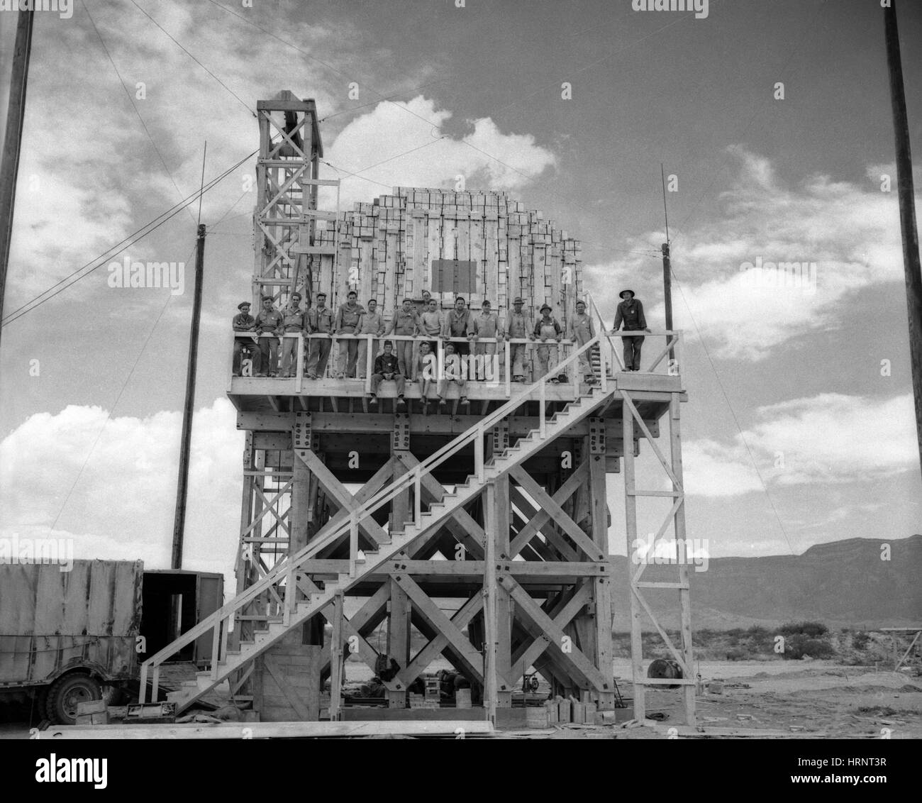 Manhattan projet Banque d'images noir et blanc - Alamy