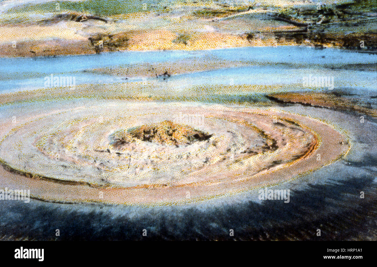 Bassin de geyser de volcan de boue Banque de photographies et d’images à haute résolution - Alamy