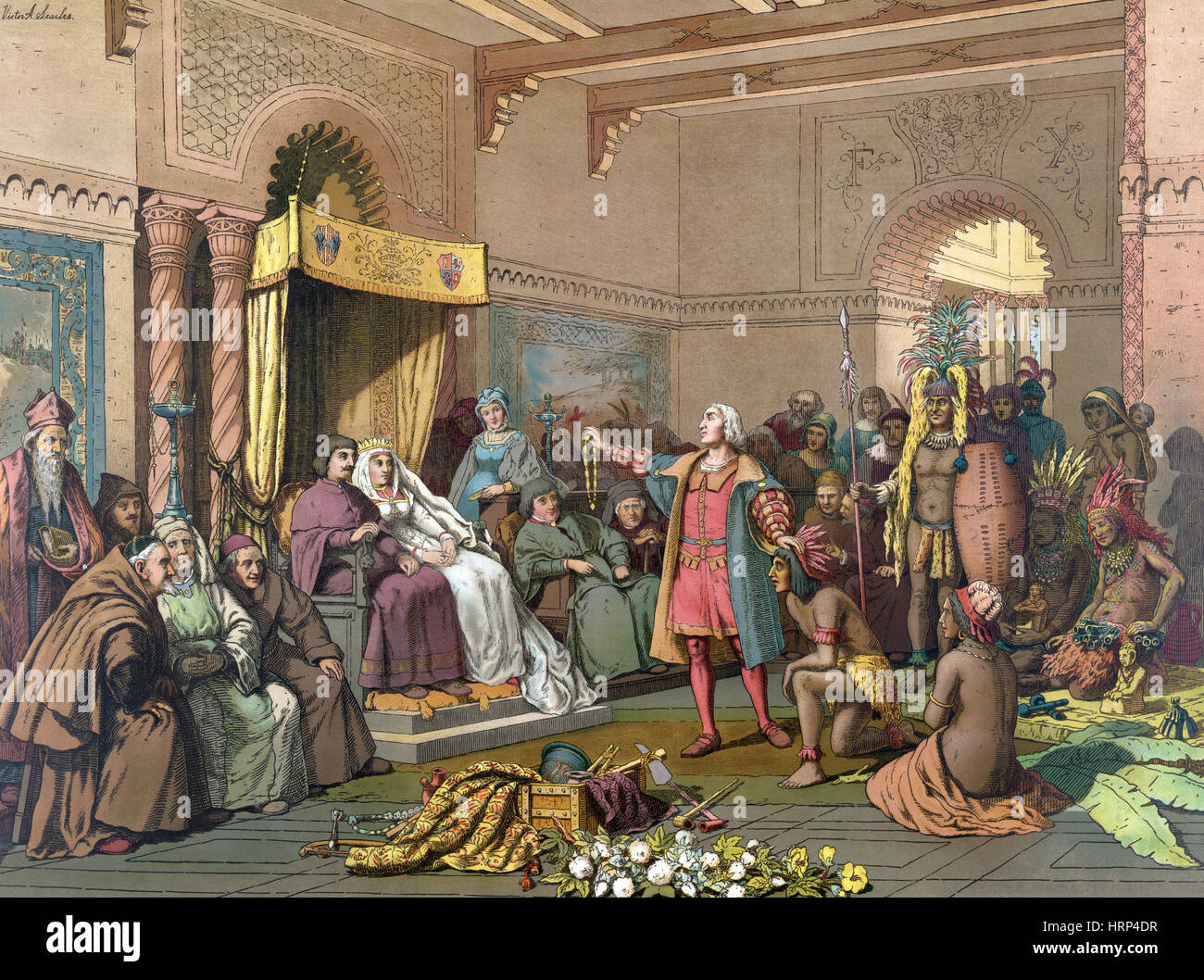 1493 Christopher Columbus Banque d'image et photos - Alamy
