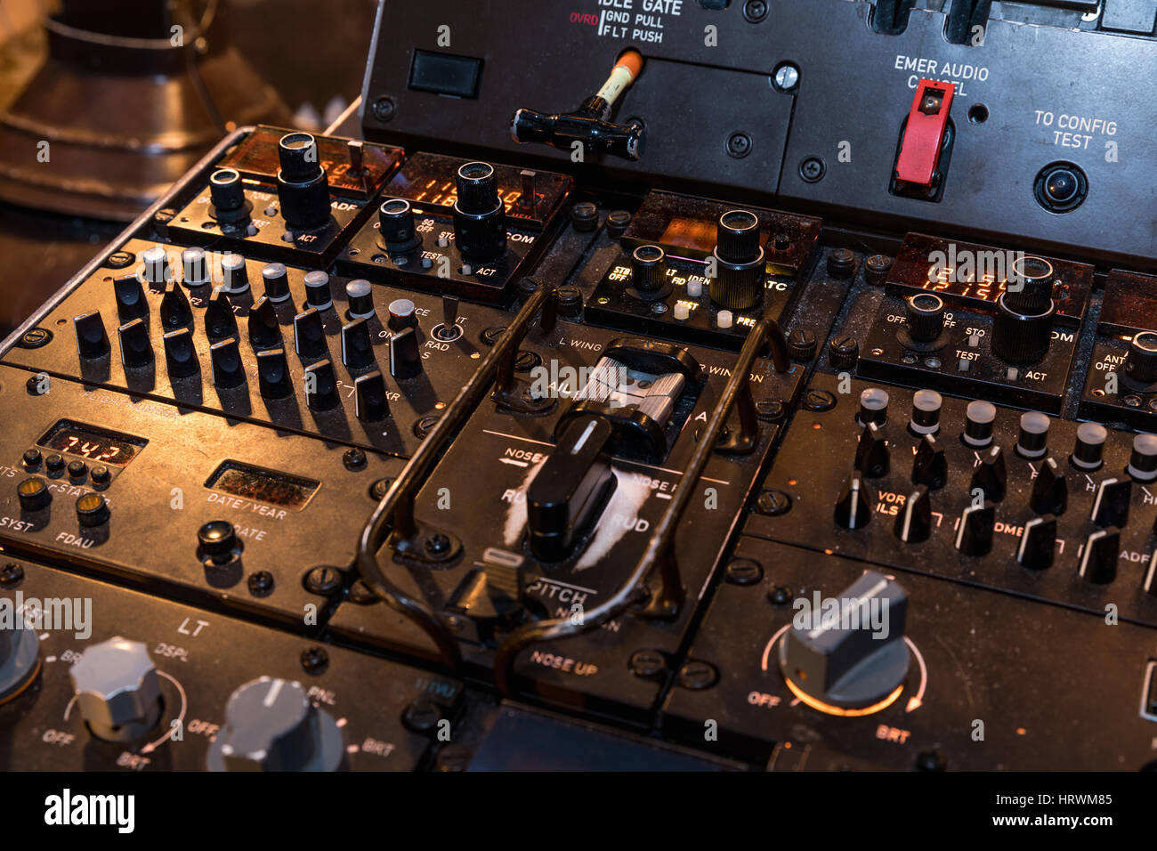 Cockpit avion intérieur Banque de photographies et d’images à haute ...