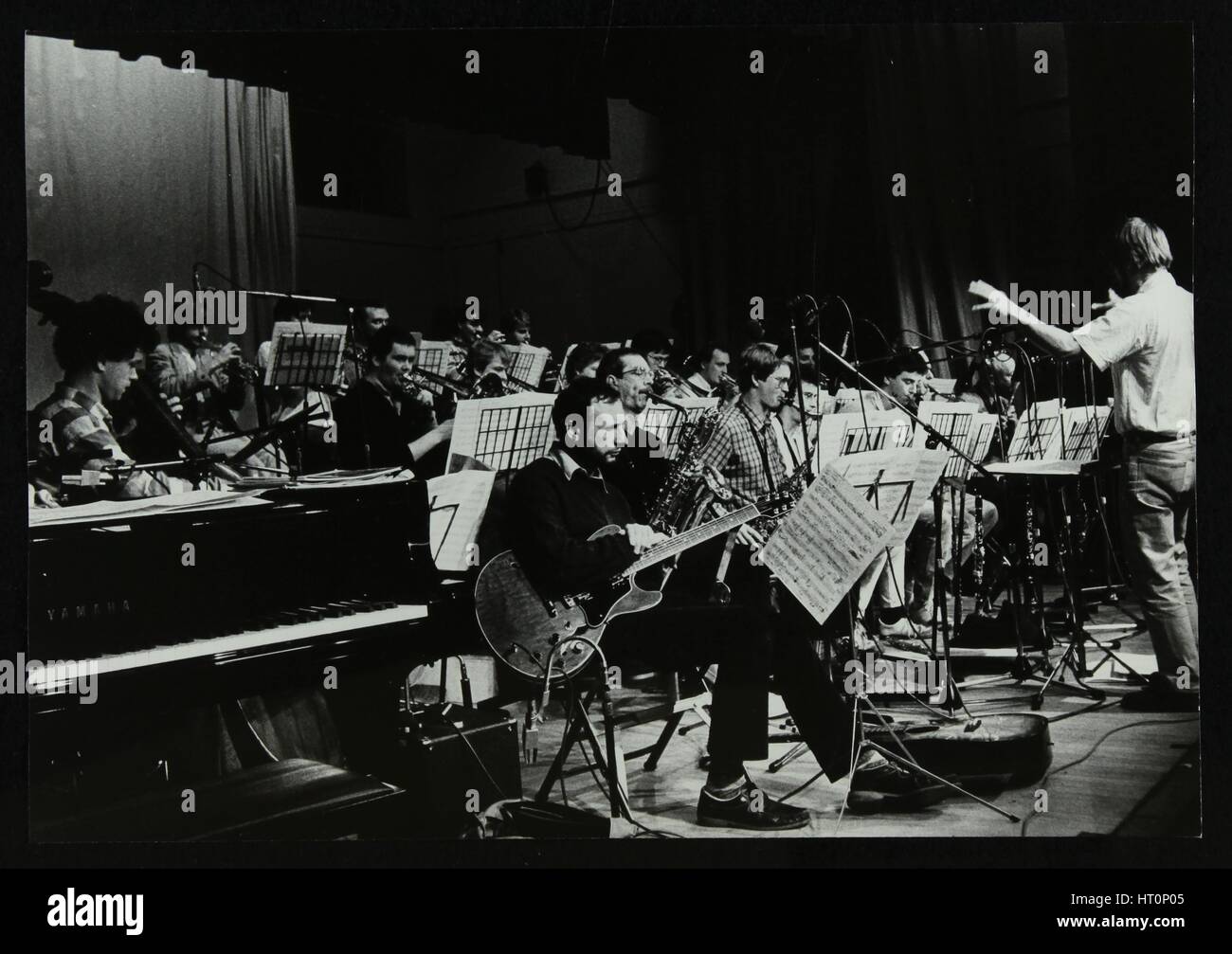 Orchestre jazz noir et blanc Banque de photographies et d’images à ...