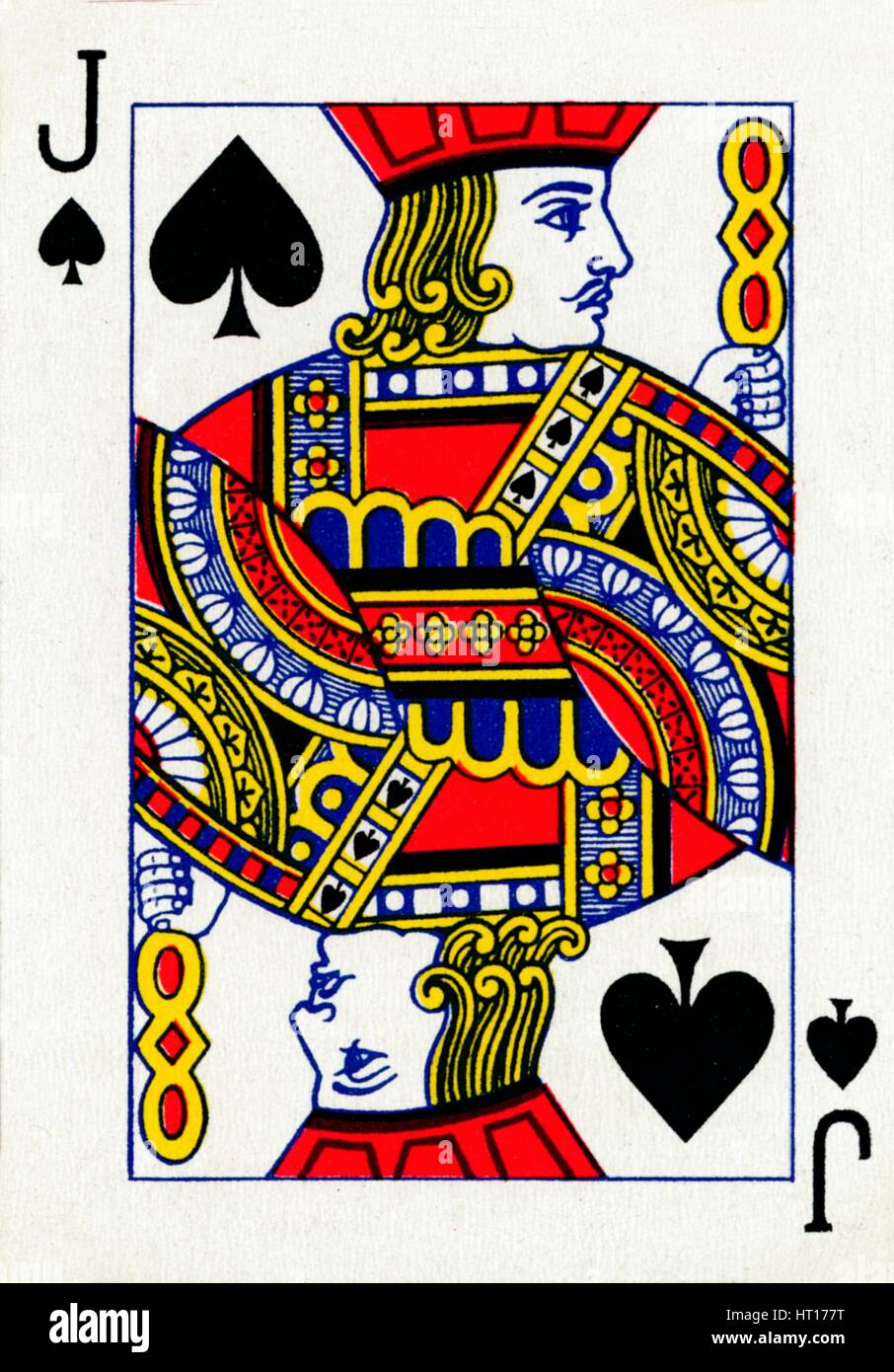 Valet de Pique d'un jeu de Goodall & Son Ltd. des cartes à jouer, c1940 ...