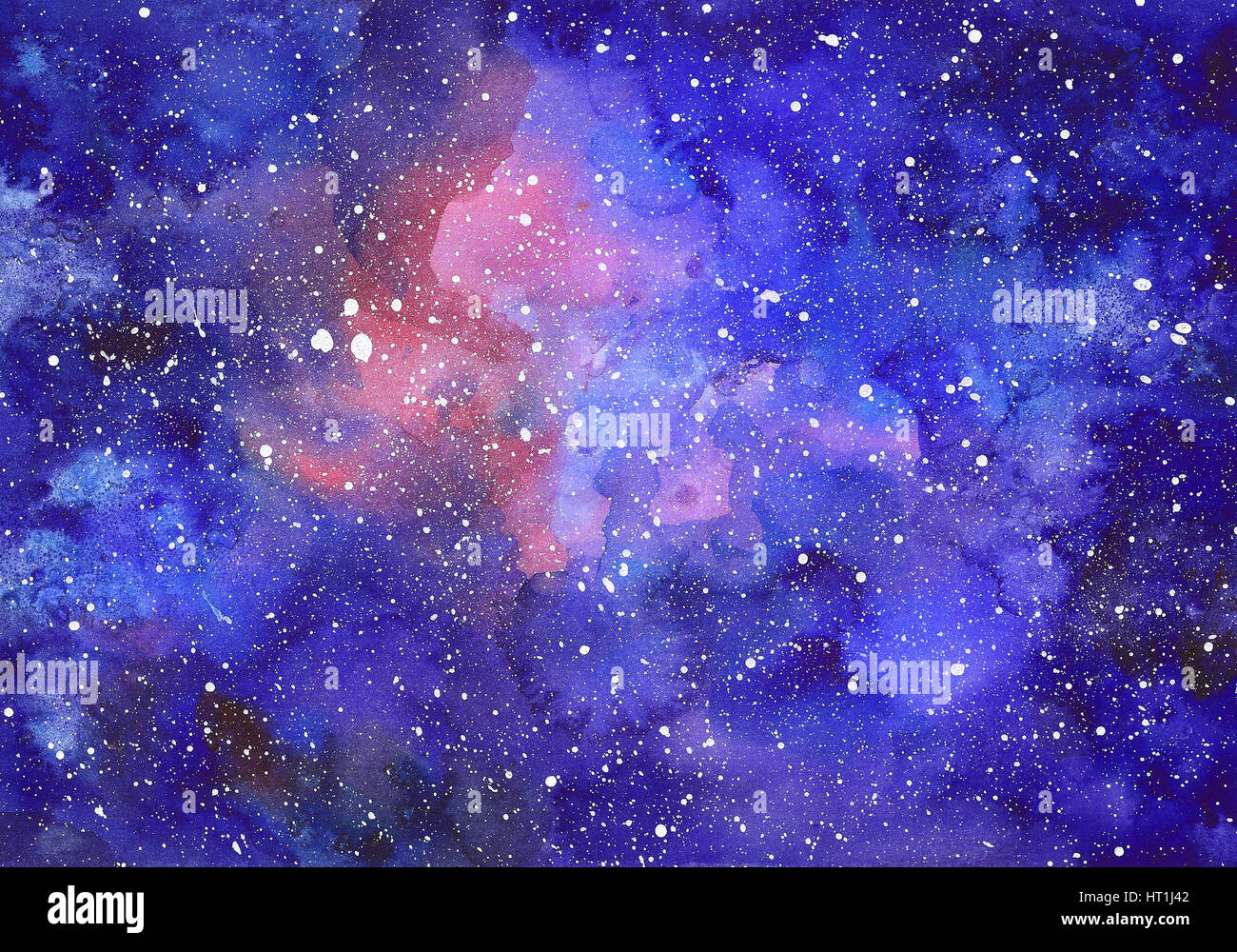 Résumé De Lespace Contexte Aquarelle Peinte à La Main Attirer La Main