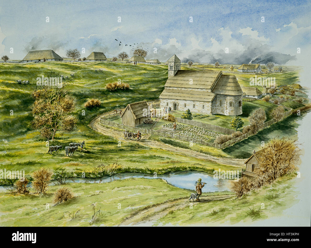 Medieval agriculture britain Banque de photographies et d’images à ...