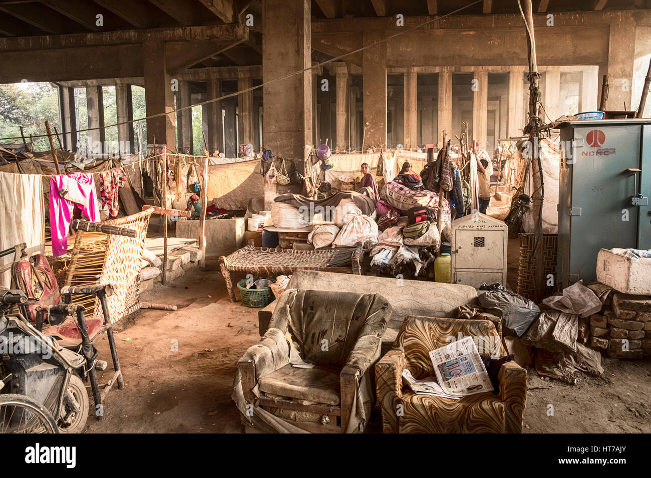 Taudis de delhi en inde Banque de photographies et d’images à haute ...