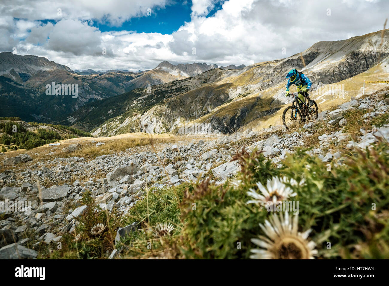 Cyclisme dans les alpes Banque de photographies et d’images à haute ...