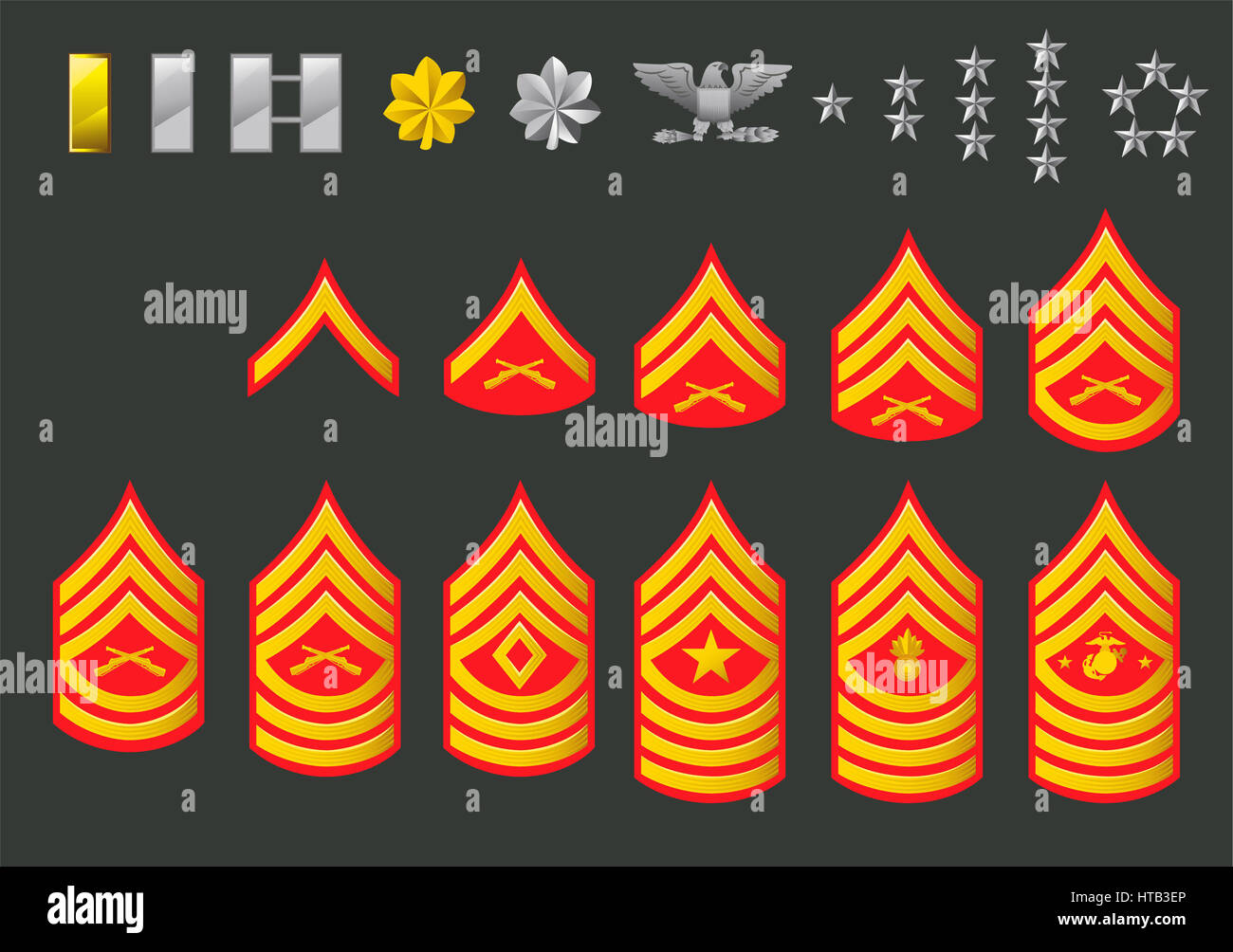 Us army rank insignia Banque de photographies et d’images à haute ...