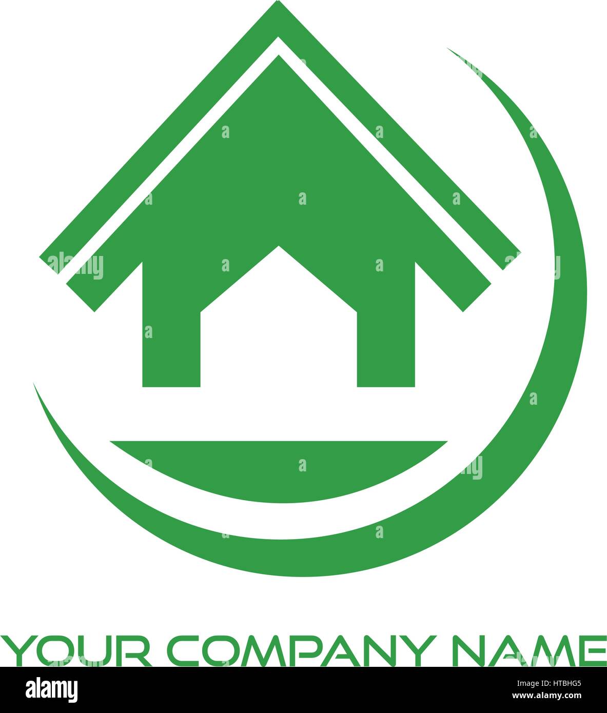 Logo maison Banque d'images vectorielles - Alamy