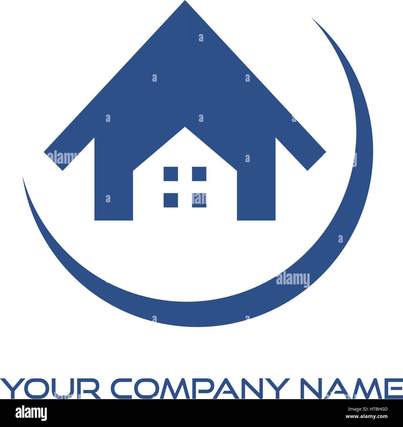 Logo de la maison Banque d'images vectorielles - Alamy