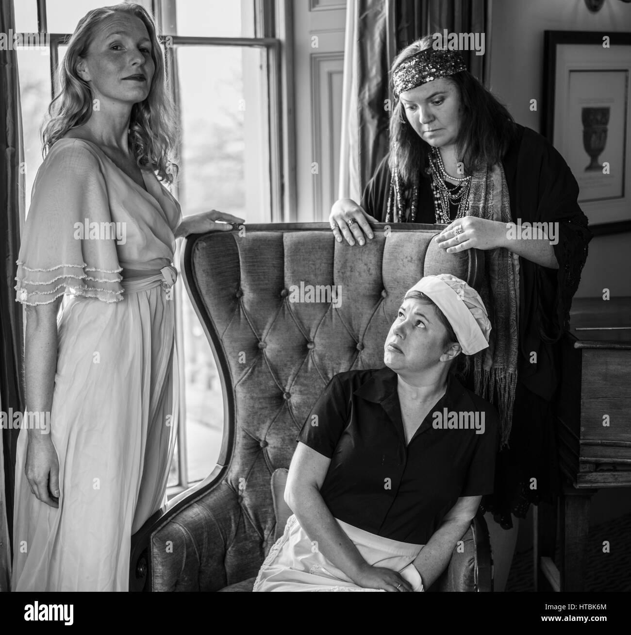 Edwardian servants Banque de photographies et d’images à haute ...