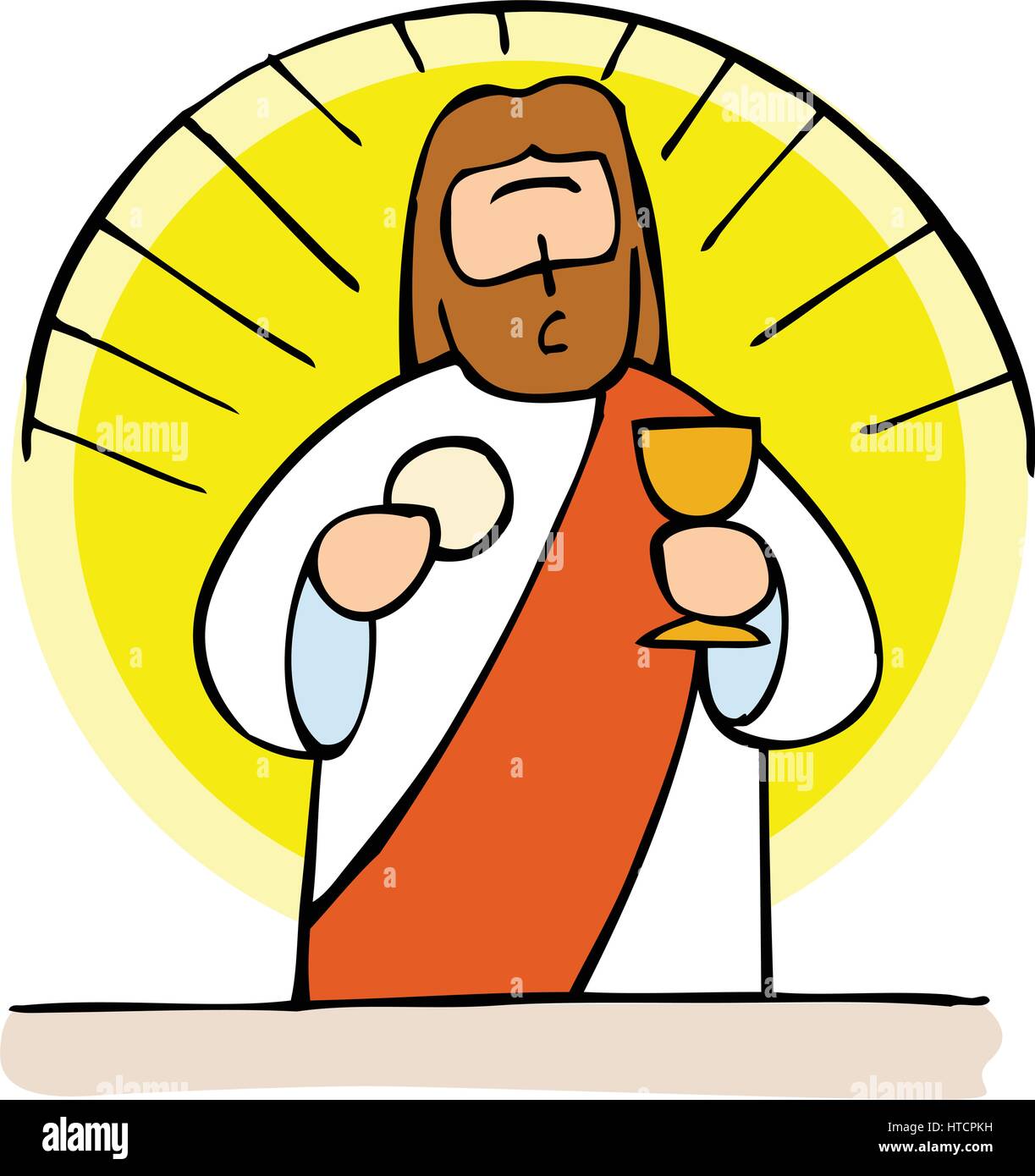 Jésus est le pain de vie. La sainte communion est, pour les catholiques ...