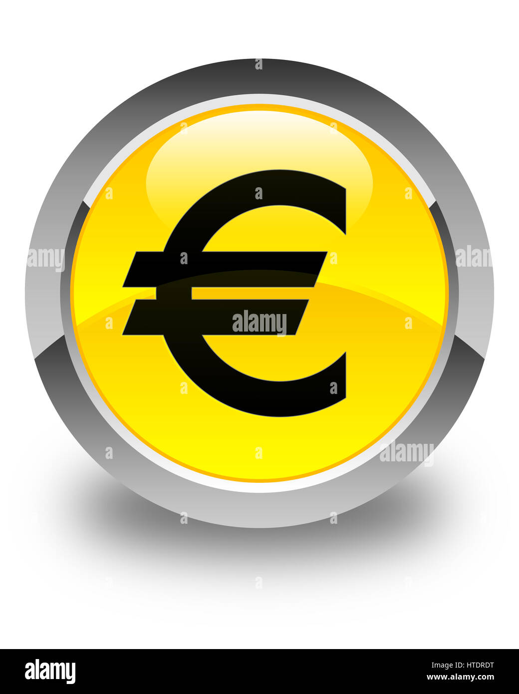 Signe rond jaune Banque de photographies et d’images à haute résolution ...