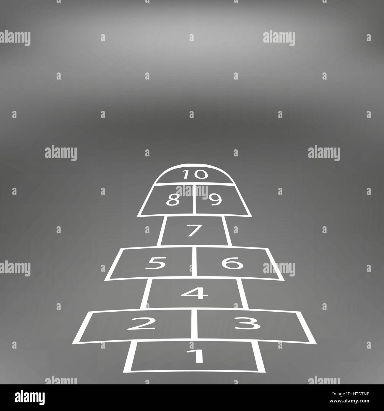 Jeu de marelle Banque d'images vectorielles - Alamy