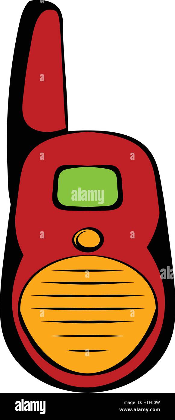 Radio operator cartoon Banque d'images vectorielles - Alamy