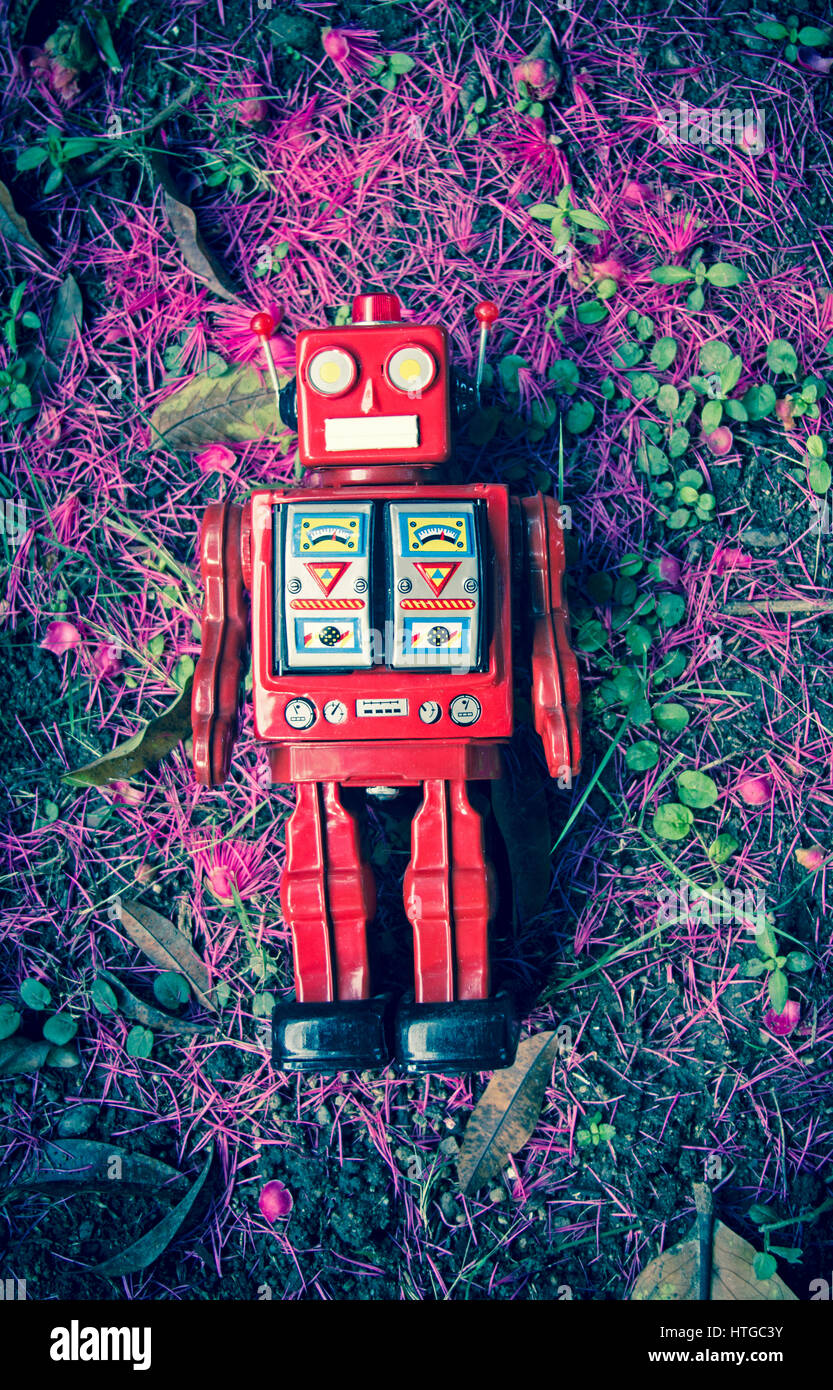 Robot rouge Banque de photographies et d’images à haute résolution - Alamy