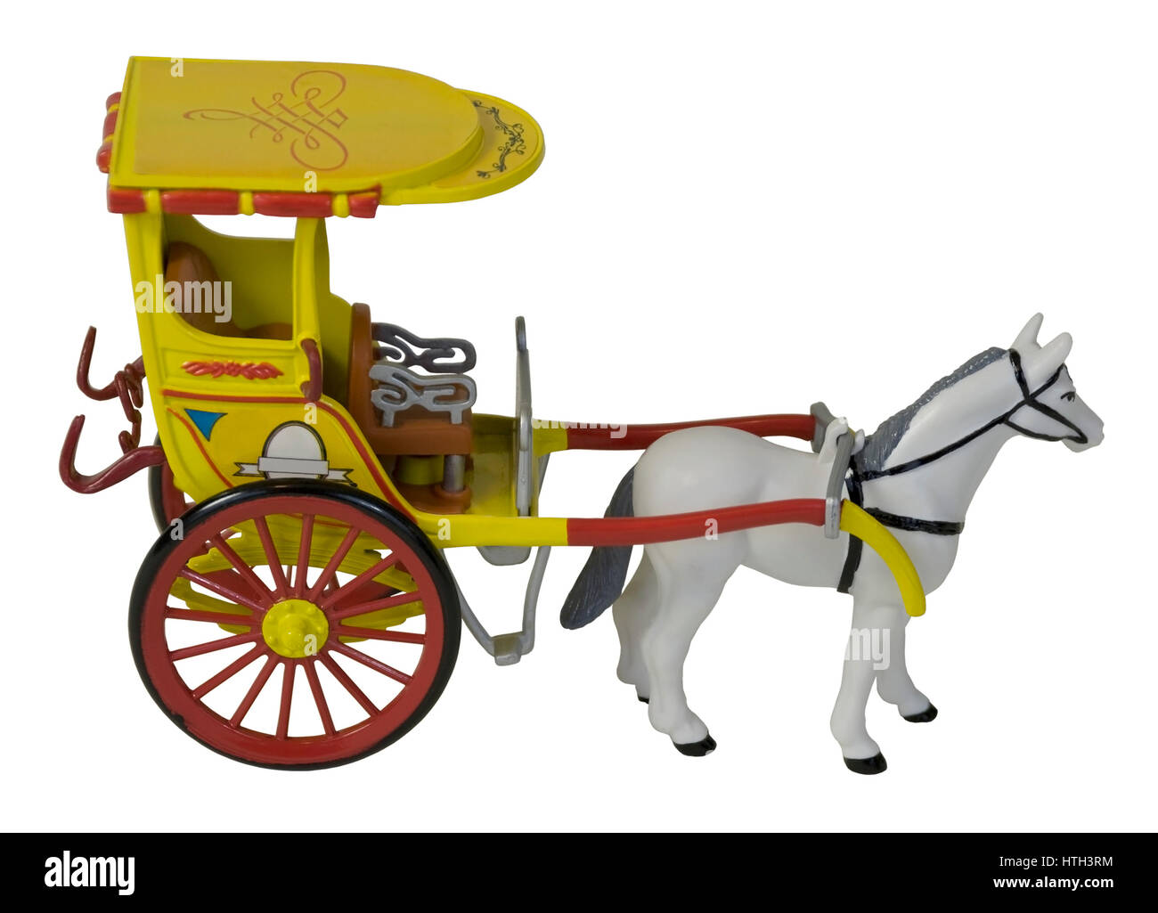 Chariot de pousse pousse vintage Banque d'images détourées - Alamy