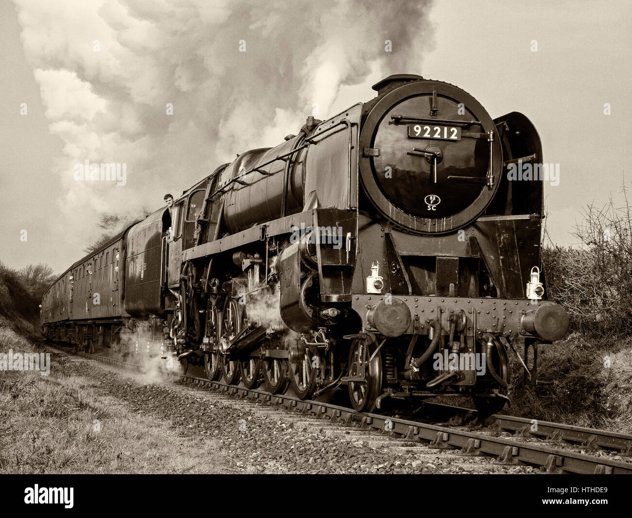 Locomotive express la plus puissante Banque de photographies et d ...