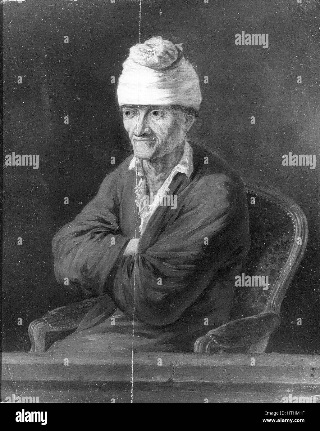 Nicolas de Fassin, Portrait de Voltaire, en bonnet de coton, ca 1770 ...