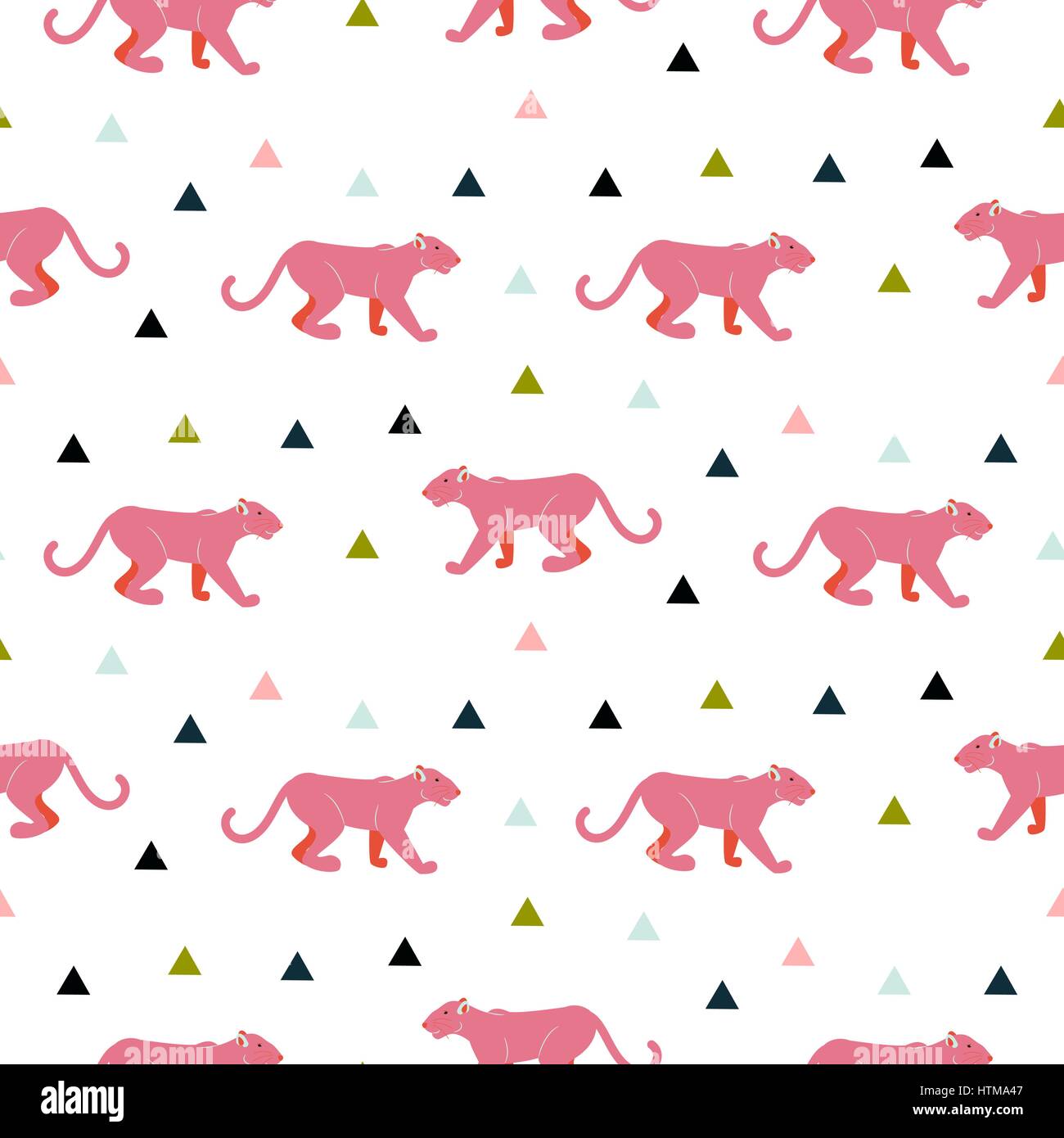 Pink panther Banque d'images vectorielles - Alamy
