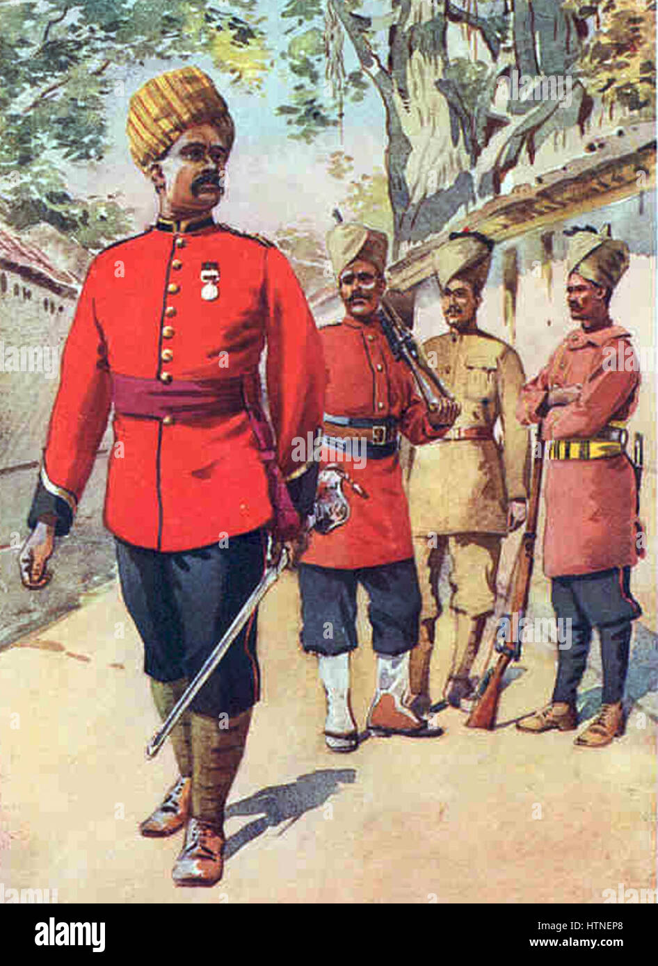 Infanterie mahratta Banque de photographies et d’images à haute ...