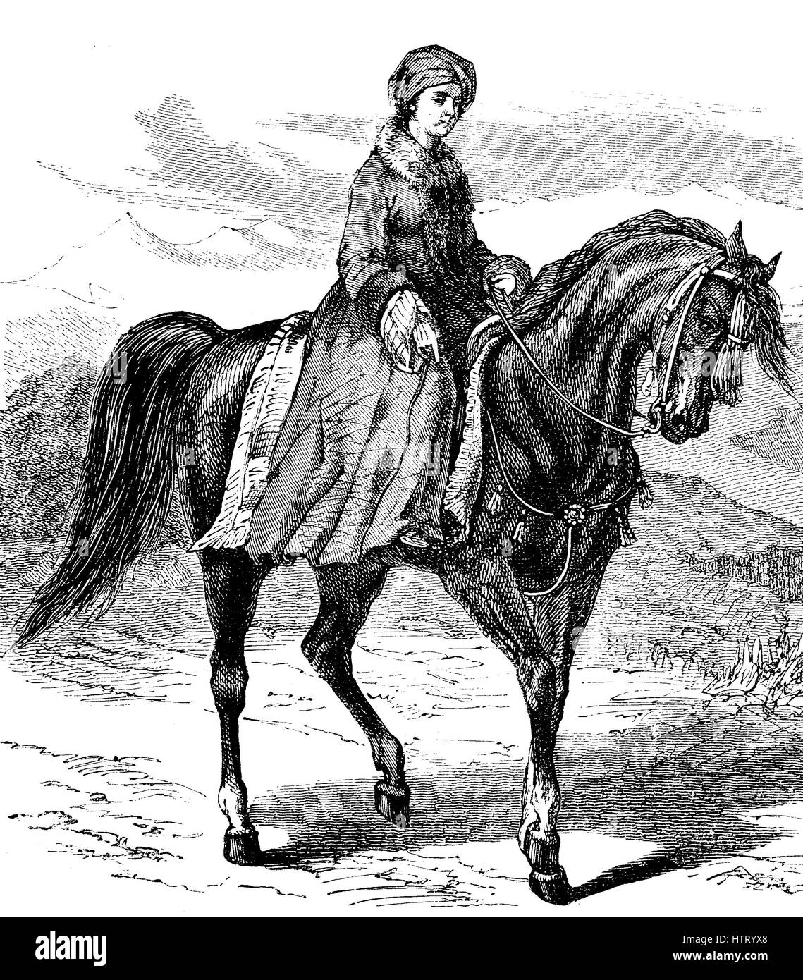 Lady Hester Lucy Stanhope, 12 mars 1776 - 23 juin 1839, était un ...