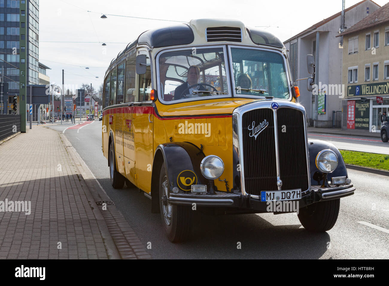 Saurer 1955 Alpenpostbus L4 TC2D/55 classic vintage en bus/autocar ...