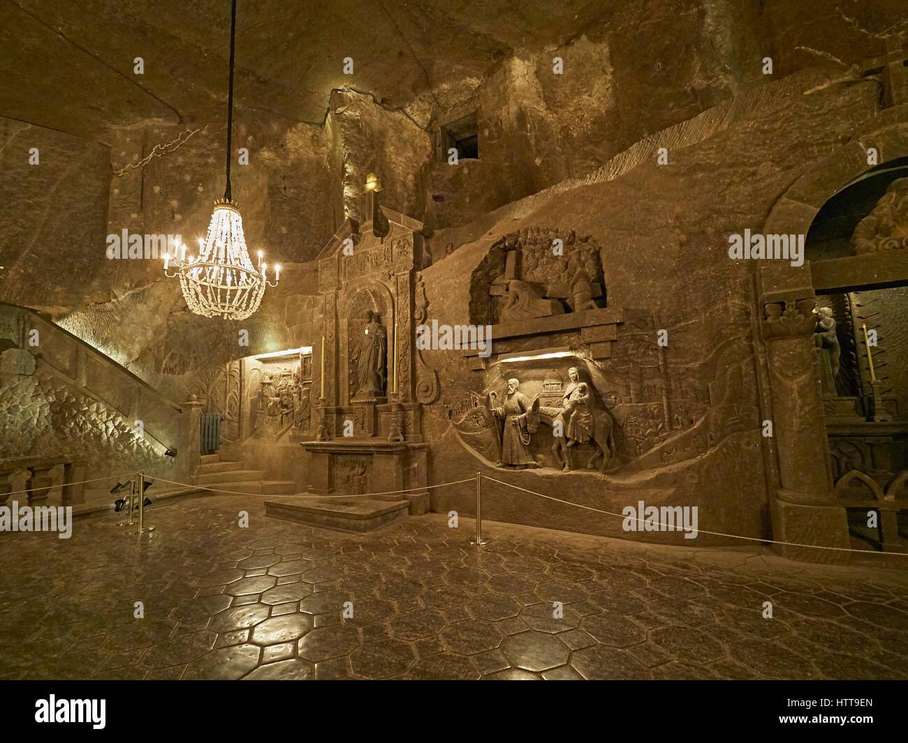 Cracovie mine de sel de Wieliczka Pologne Photo Stock - Alamy