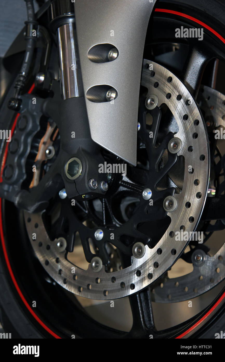Motorbike disc brakes Banque de photographies et d’images à haute ...