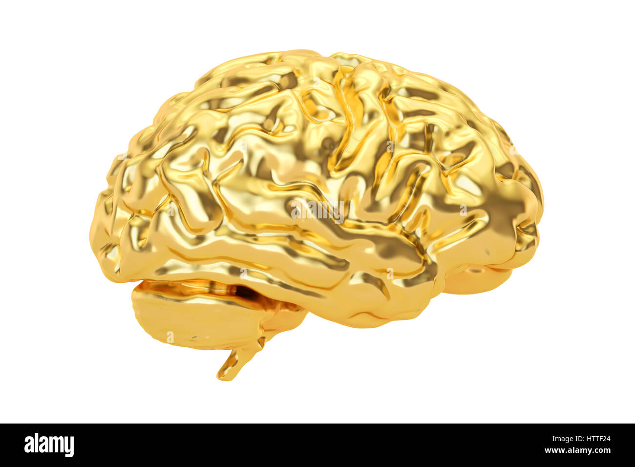 Gold brain Banque de photographies et d’images à haute résolution - Alamy