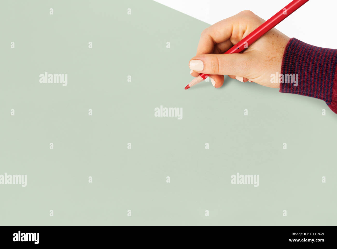 Dessin au crayon de la main créative croquis Photo Stock - Alamy