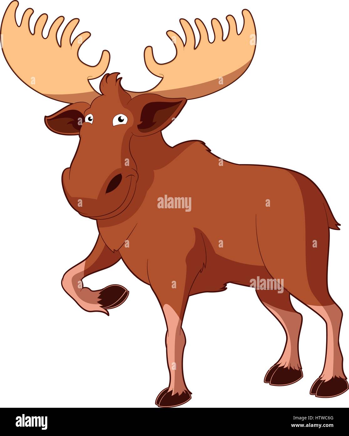 Art moose antler Banque d'images vectorielles - Alamy