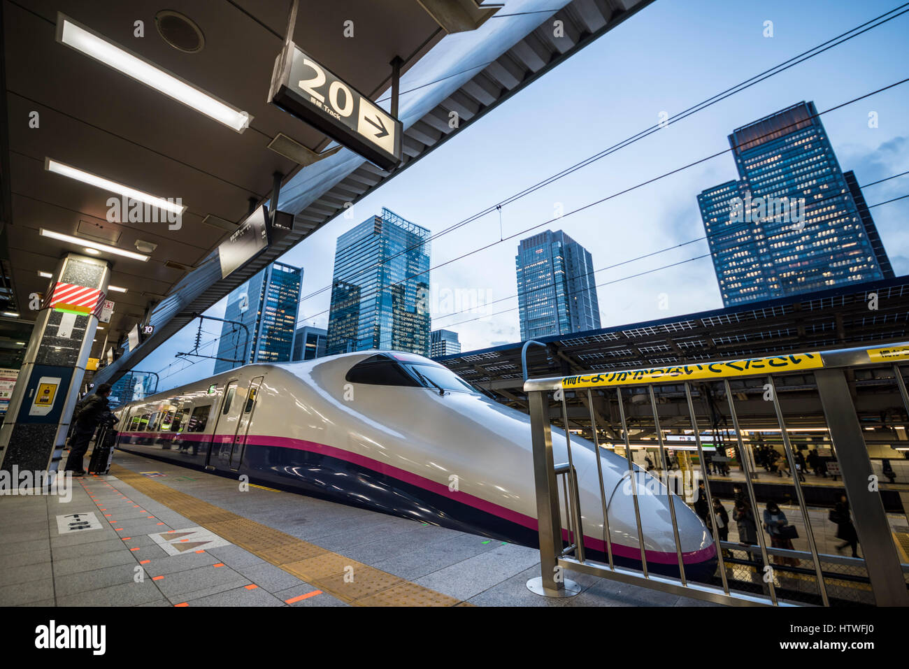 E2 type Tohoku Shinkansen Yamabiko, statine, Tokyo Tokyo, Japon Photo ...