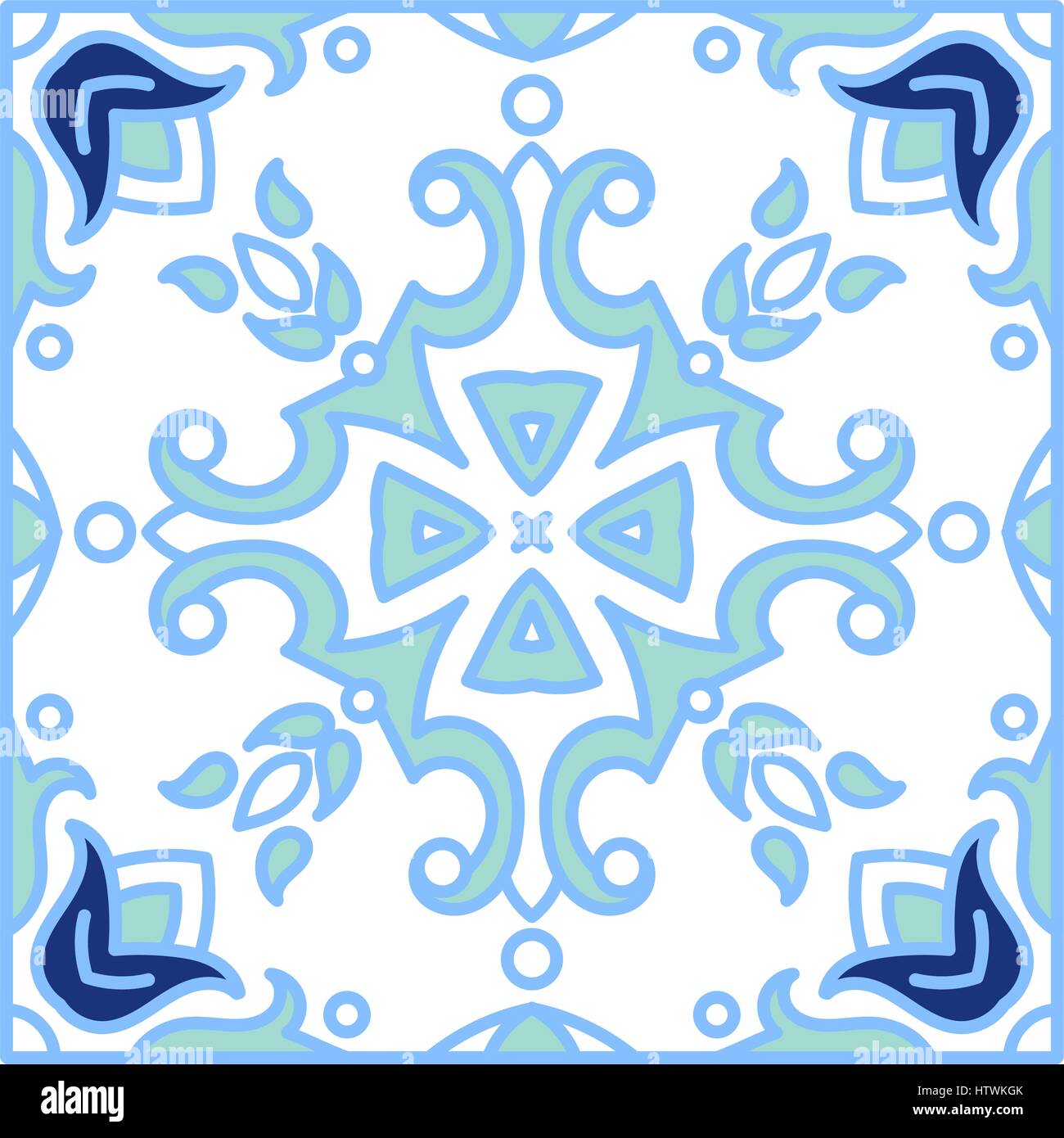 Tuiles azulejo portugais. Magnifique bleu et blanc, patte homogène ...