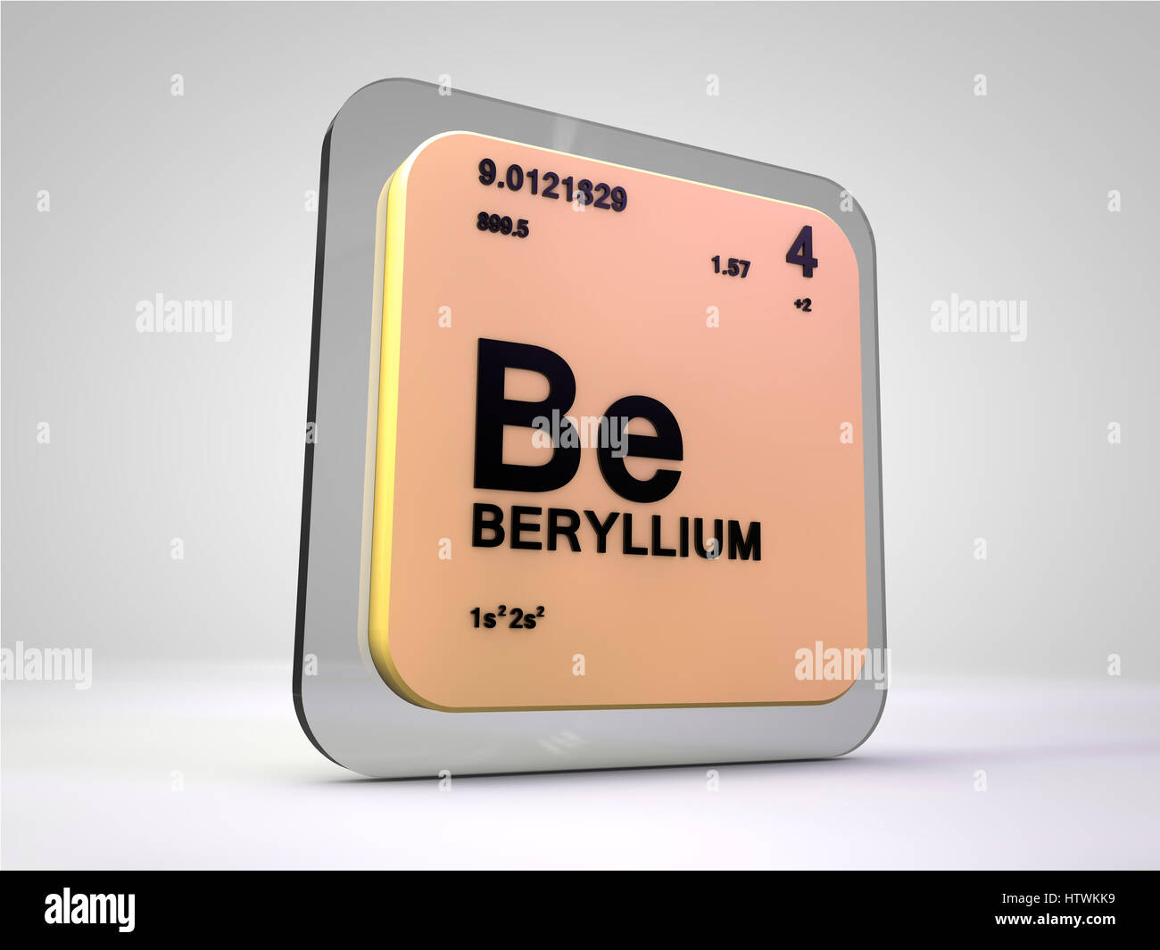 Beryllium atom Banque de photographies et d’images à haute résolution ...